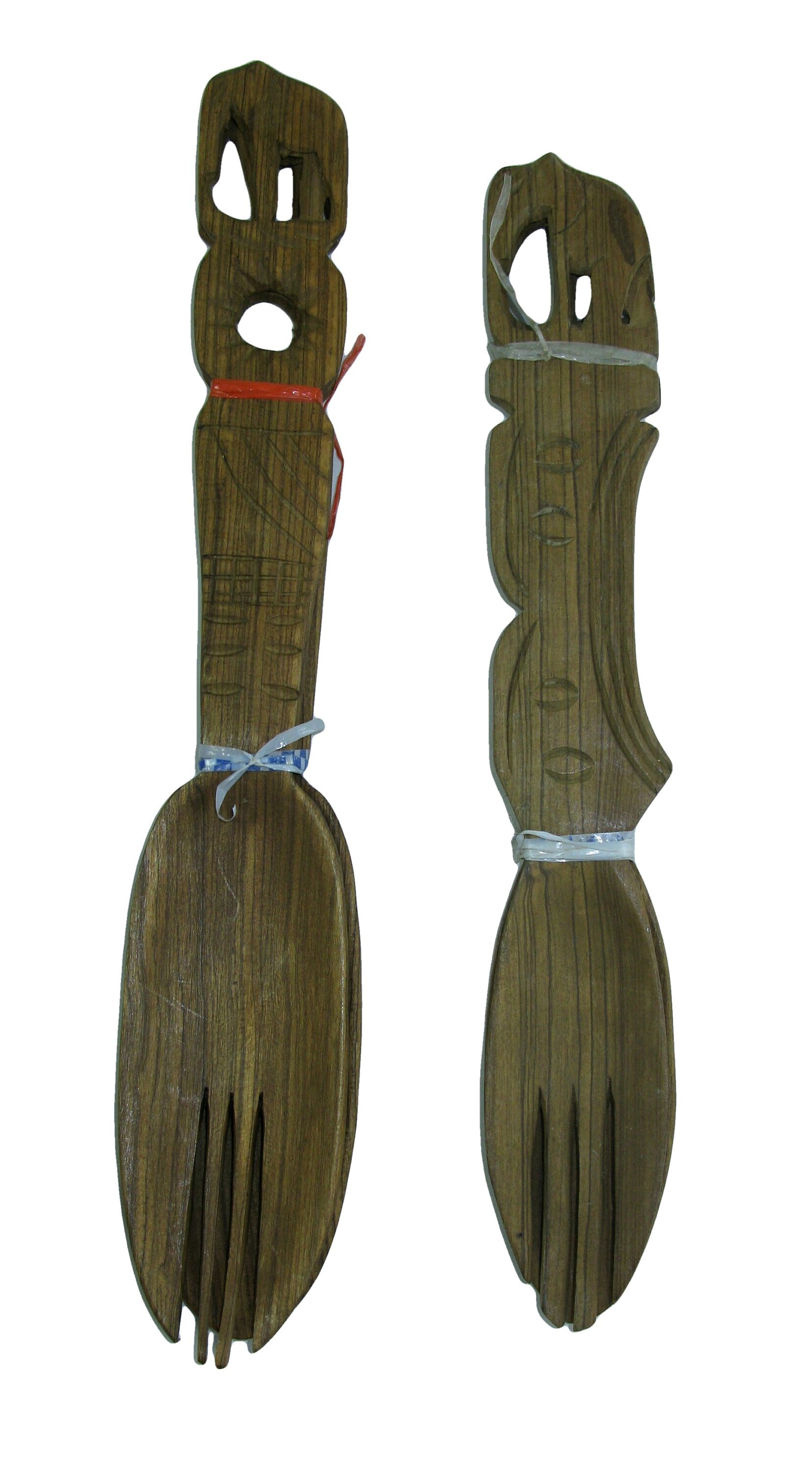 Wooden Salad Servers Pair African Handcrafted Elephant Design 30 Cm ... Wooden Salad Servers Pair African Handcrafted Elephant Design 30 Cm ...