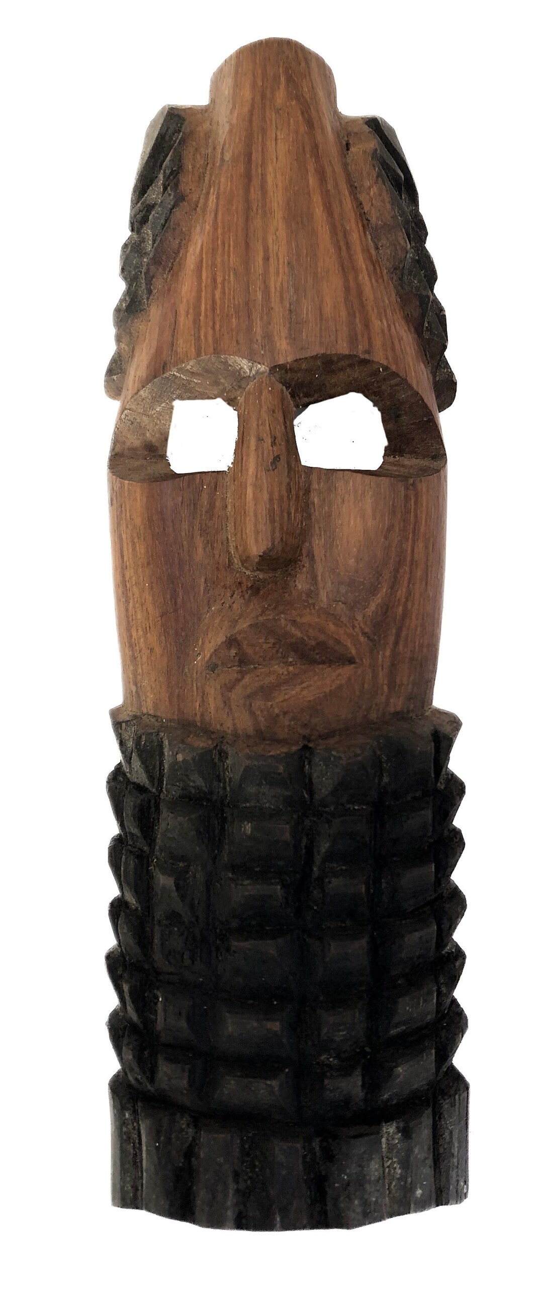 African Mask Traditional Shona Tribe Zimbabwe 12 / 31cm Wooden Mask ...