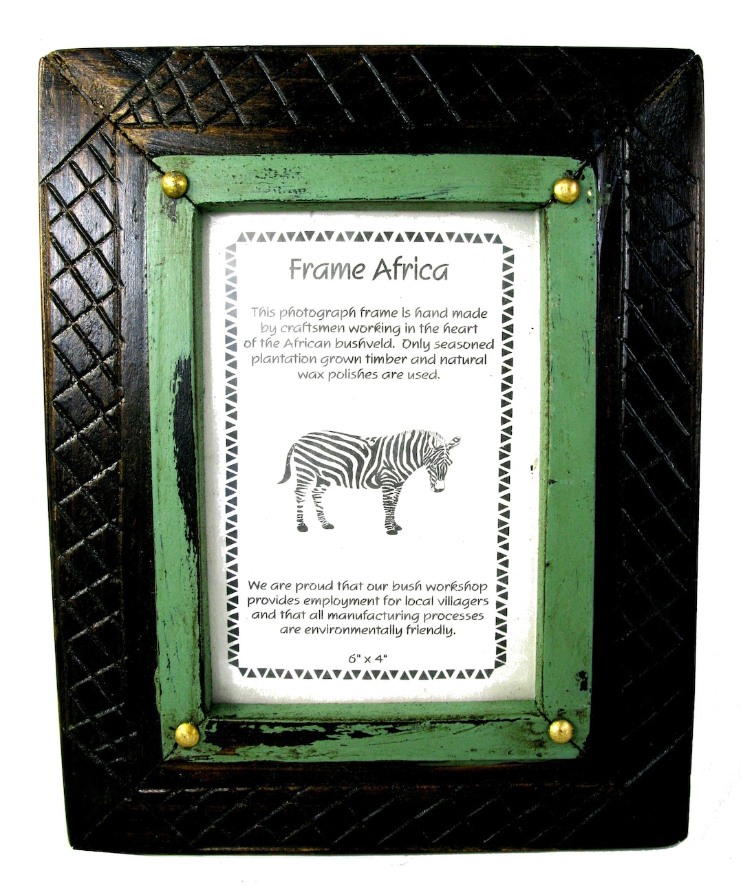 Frame Africa Plantation Wood African Photo Frame Antique Style Design 6 ...