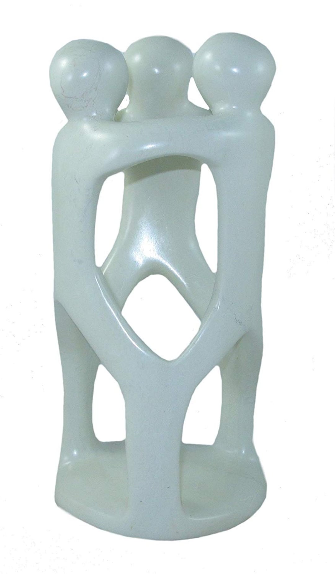 Family of Three Circle Stone Sculpture 20cm Handcrafted - Etsy