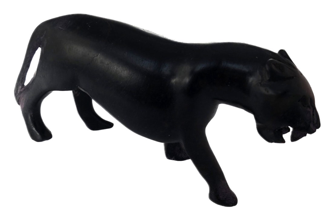 Dark Ebony Wood African Animal Wildlife Carvings 14 Cm Handcrafted in ...
