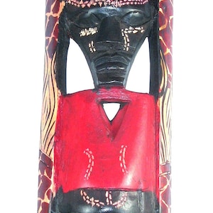 African Mask Traditional Maasai Mask Wooden Devil Mask 9 in / 23 Cm ...