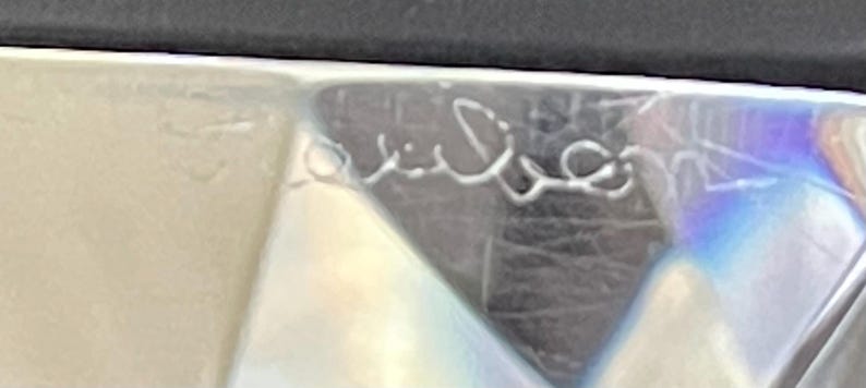 Ships Free Vintage 1976 STEUBEN GLASS NY Crystal Heavy Geometric Prism ...