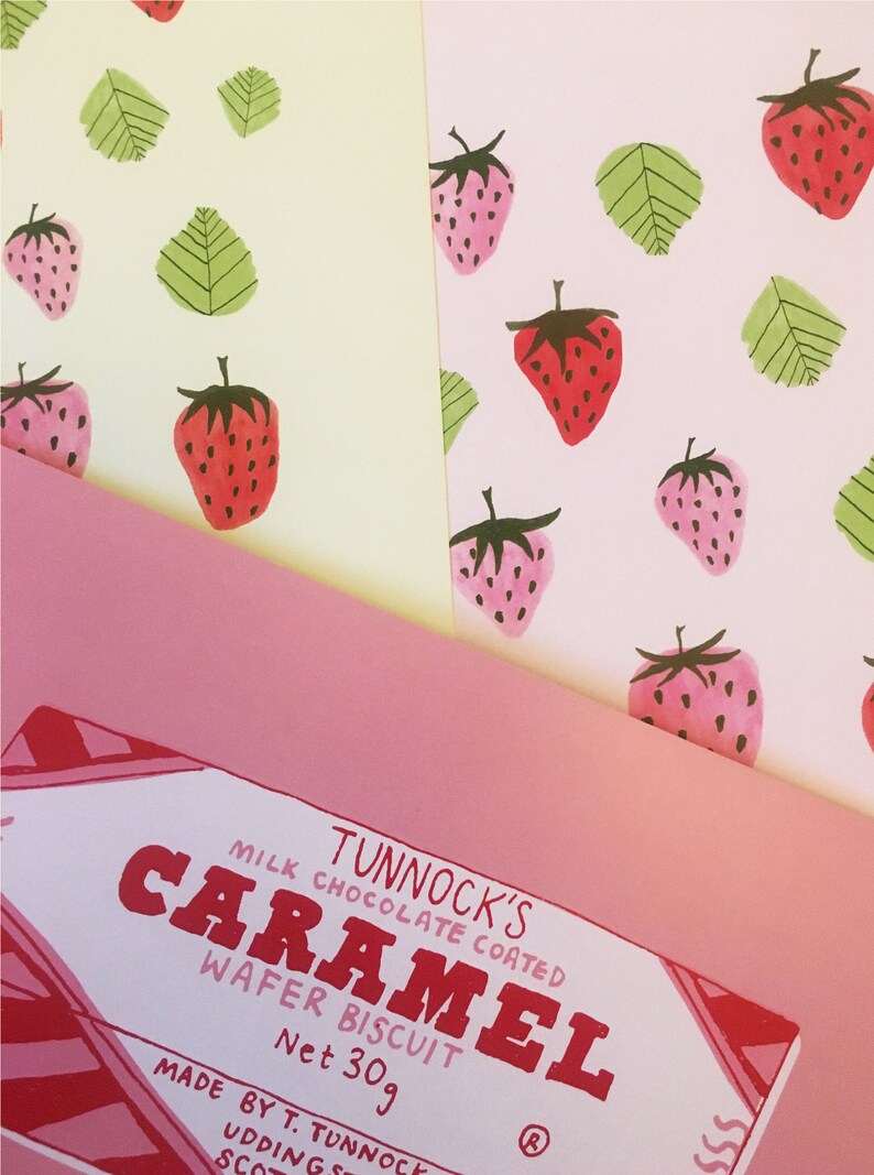 Tunnock's Wafer Biscuit Art Print - Etsy UK