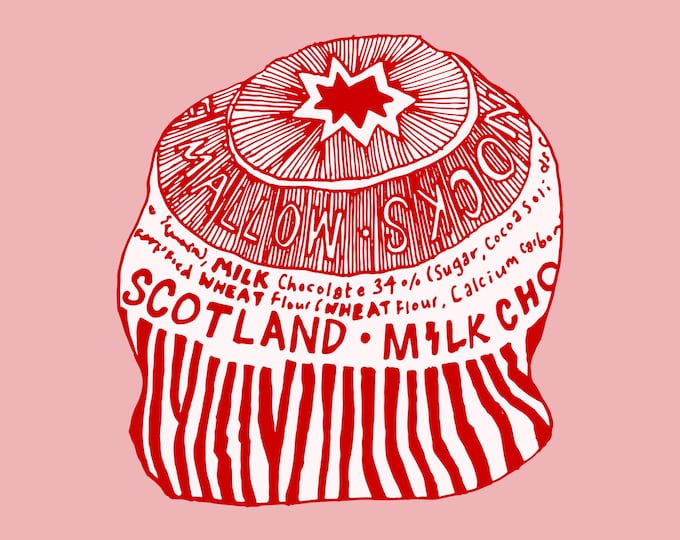 Tunnock’s Tea Cake Teacake Art Print Picture - Etsy UK