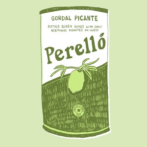 Perello Olive Tin Art Print - Etsy