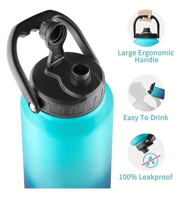 Double Insulated Stainless Steel Drink Bottle With Handle, Detachable ...