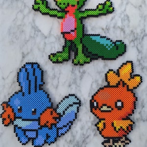 treecko pixel art grid