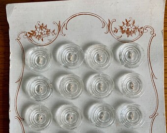 Clear Glass Buttons - Etsy