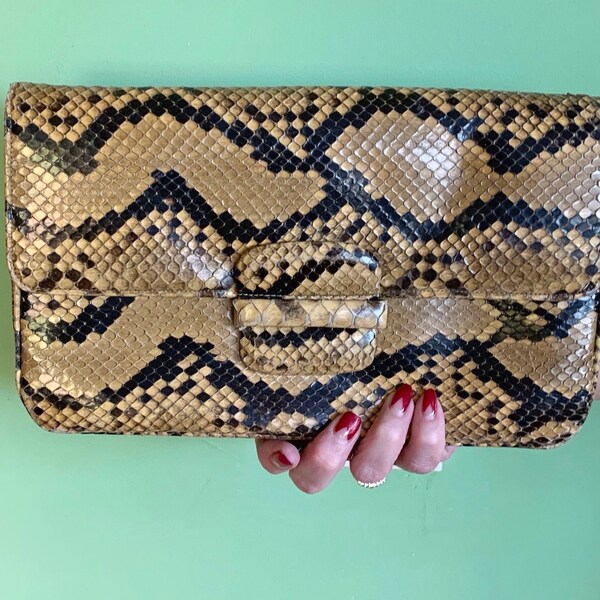 Python Clutch - Etsy