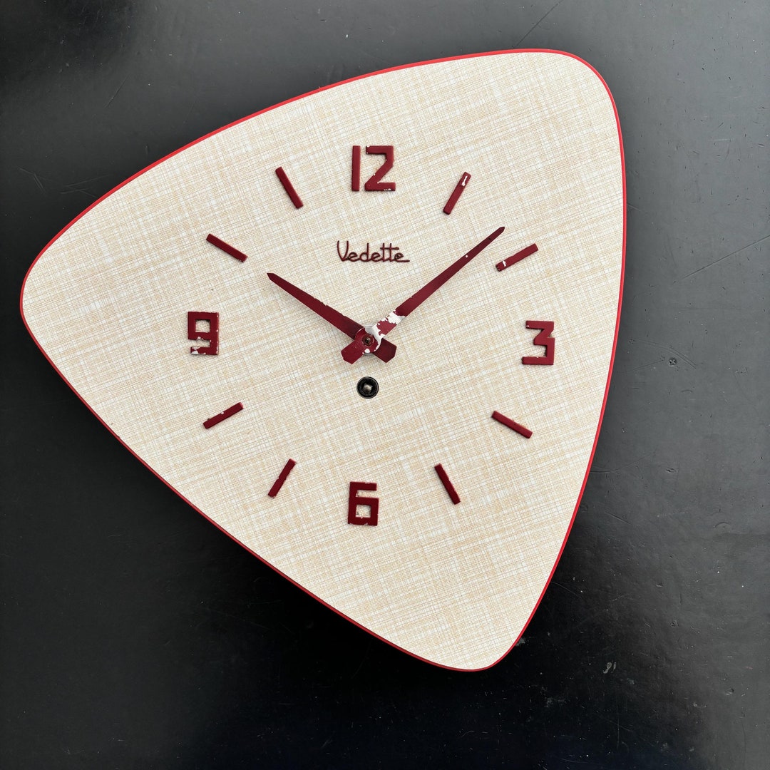 Mid Century Vedette Clock - Etsy