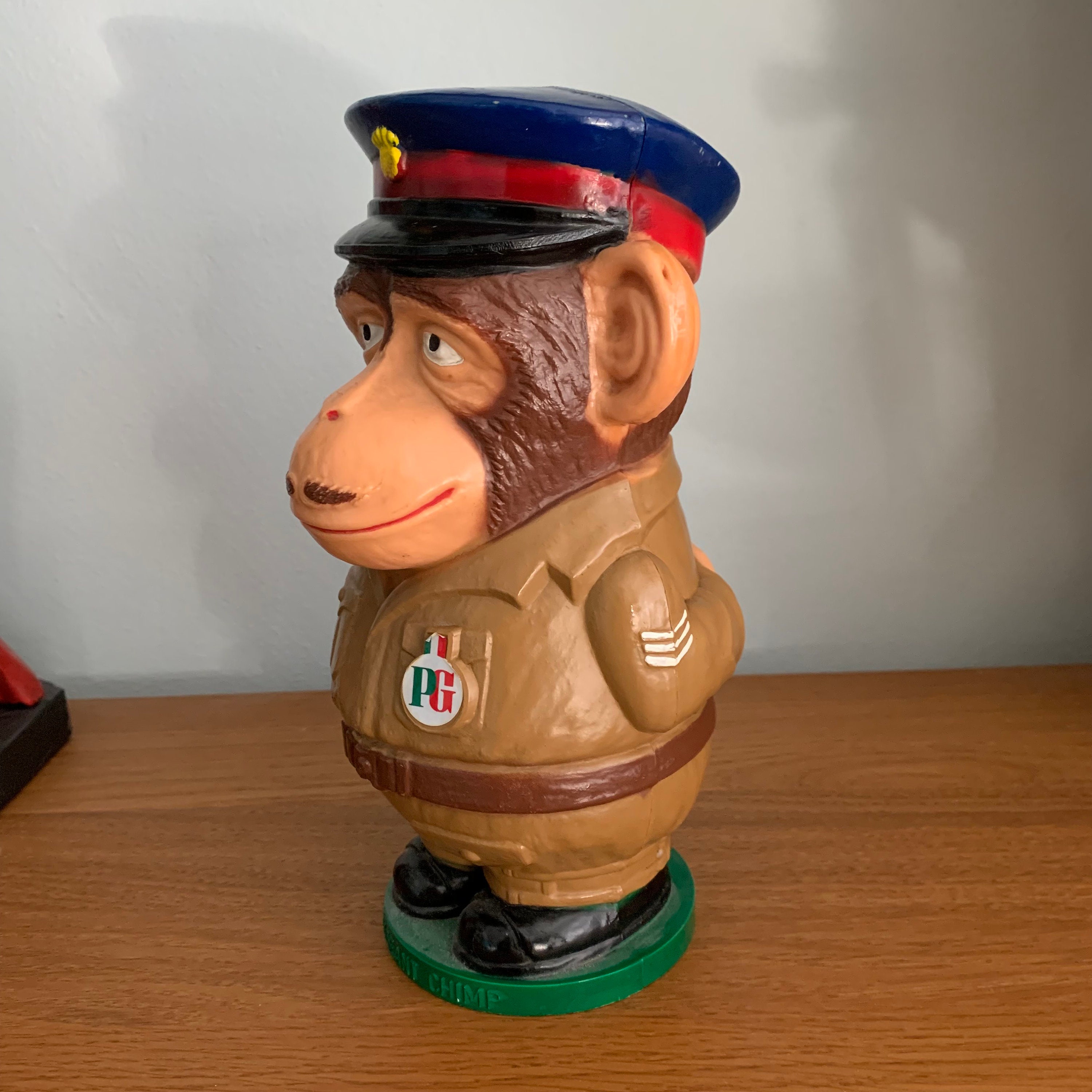 Vintage 1973 PG Tips Tea Sergeant Chimp Monkey Piggy Bank - Etsy