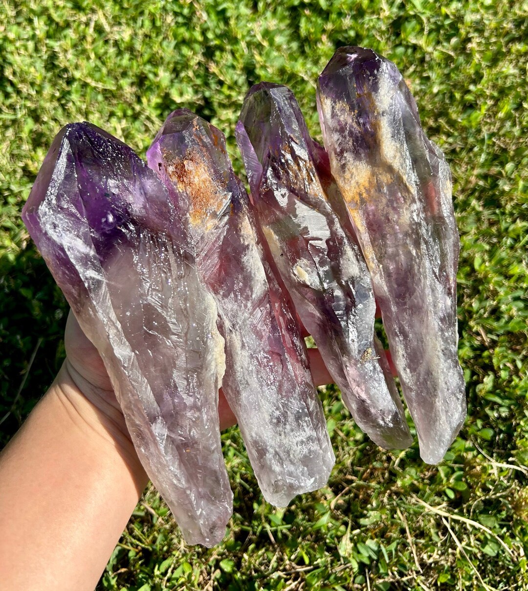 Rare Grade A Amethyst Wand - Natural Purple Amethyst Wedding Bouquet ...