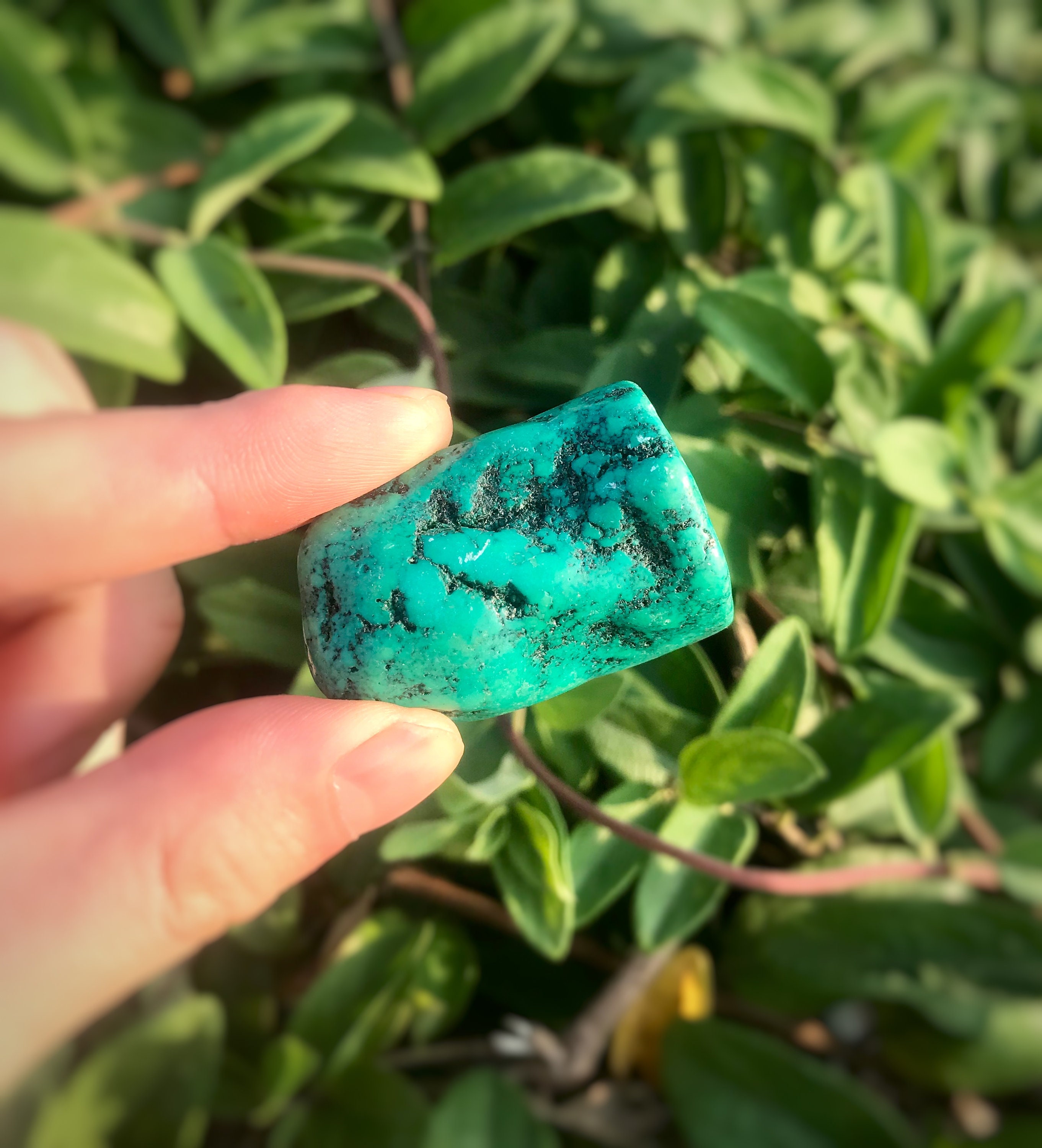 Raw Turquoise Crystal Chunk Stones Rough Undrilled Green - Etsy