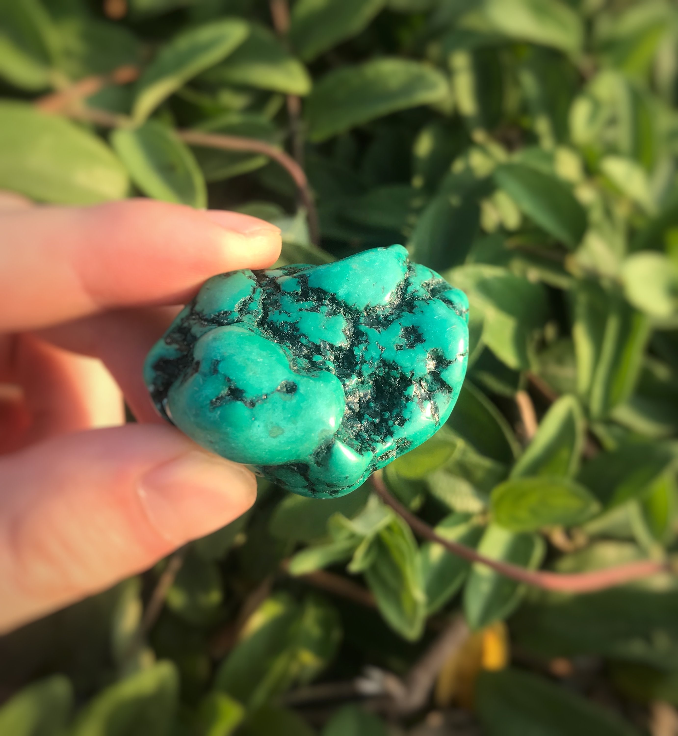 Raw Turquoise Crystal Chunk Stones Rough Undrilled Green | Etsy