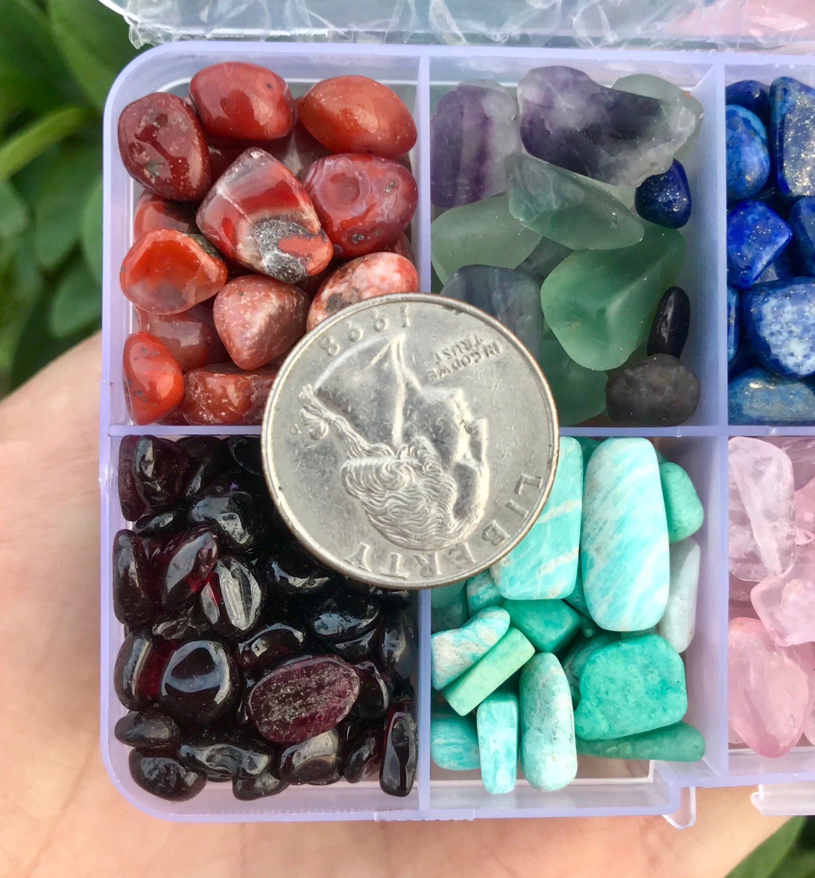 Mixed Small Tumbled Stones Kit10 Types Healing Crystal Sets - Etsy