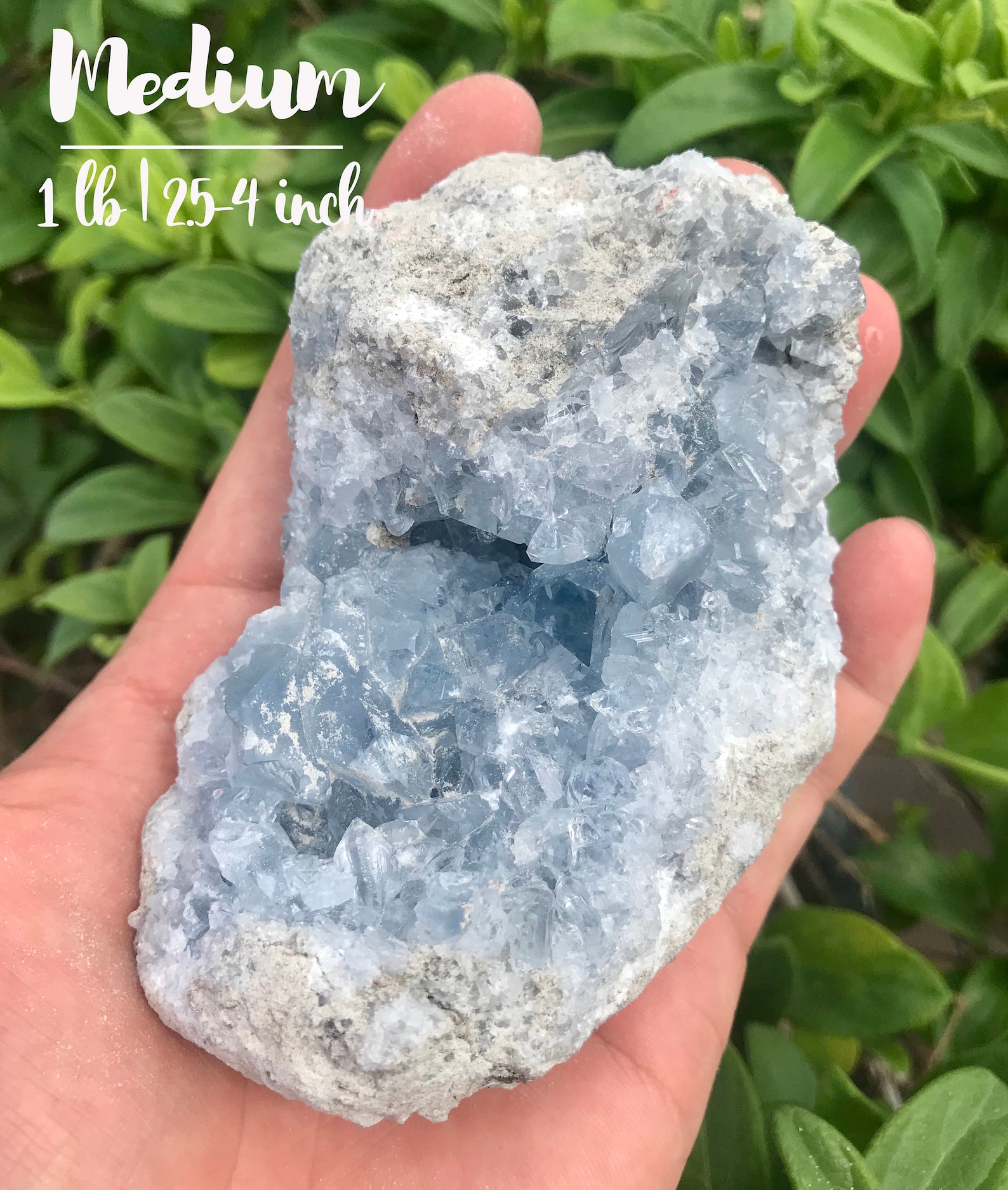 Raw Celestite Cluster - Madagascar Ocean Blue Celestite Geode - Healing ...