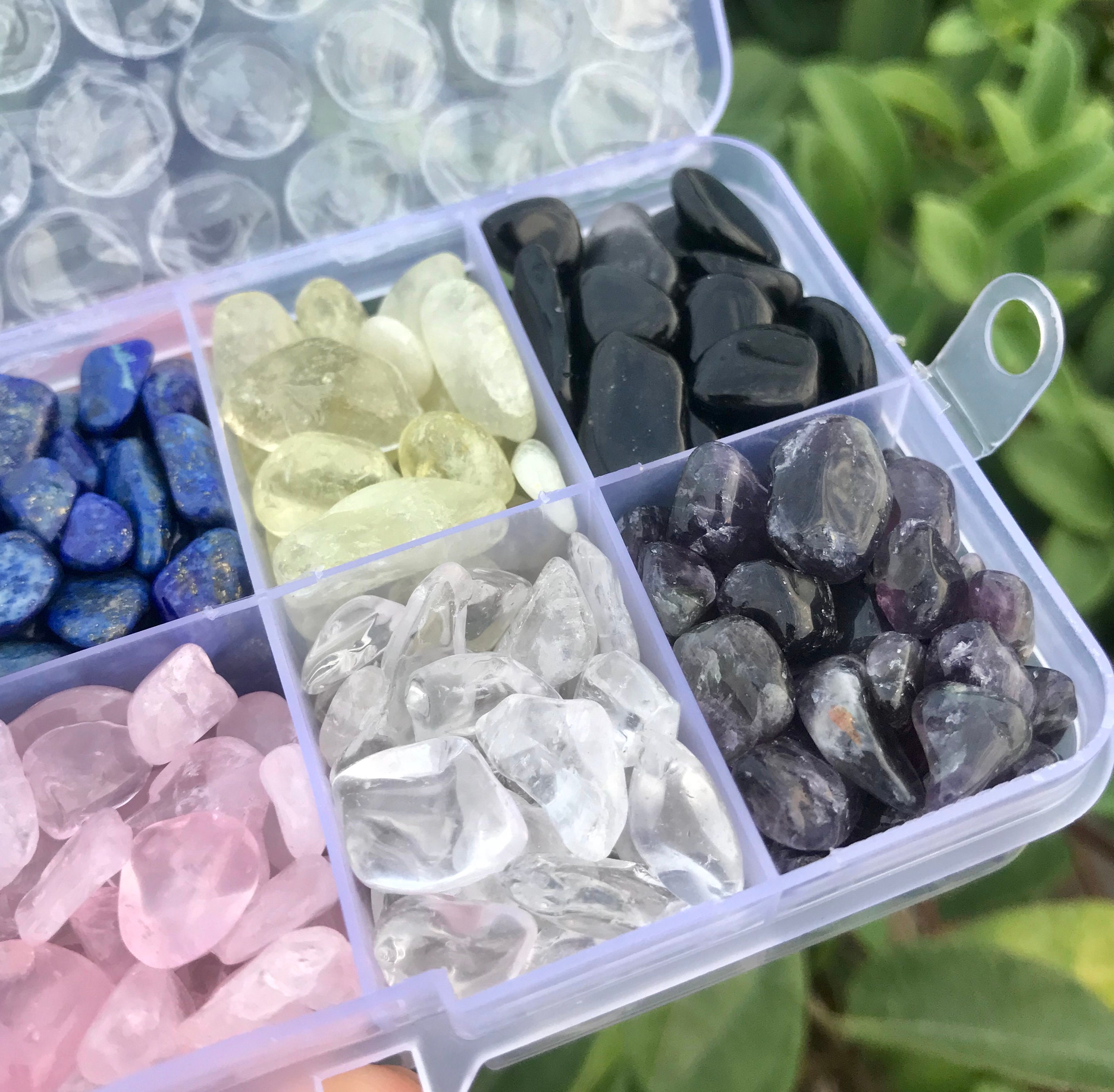Mixed Small Tumbled Stones Kit10 Types Healing Crystal Sets - Etsy