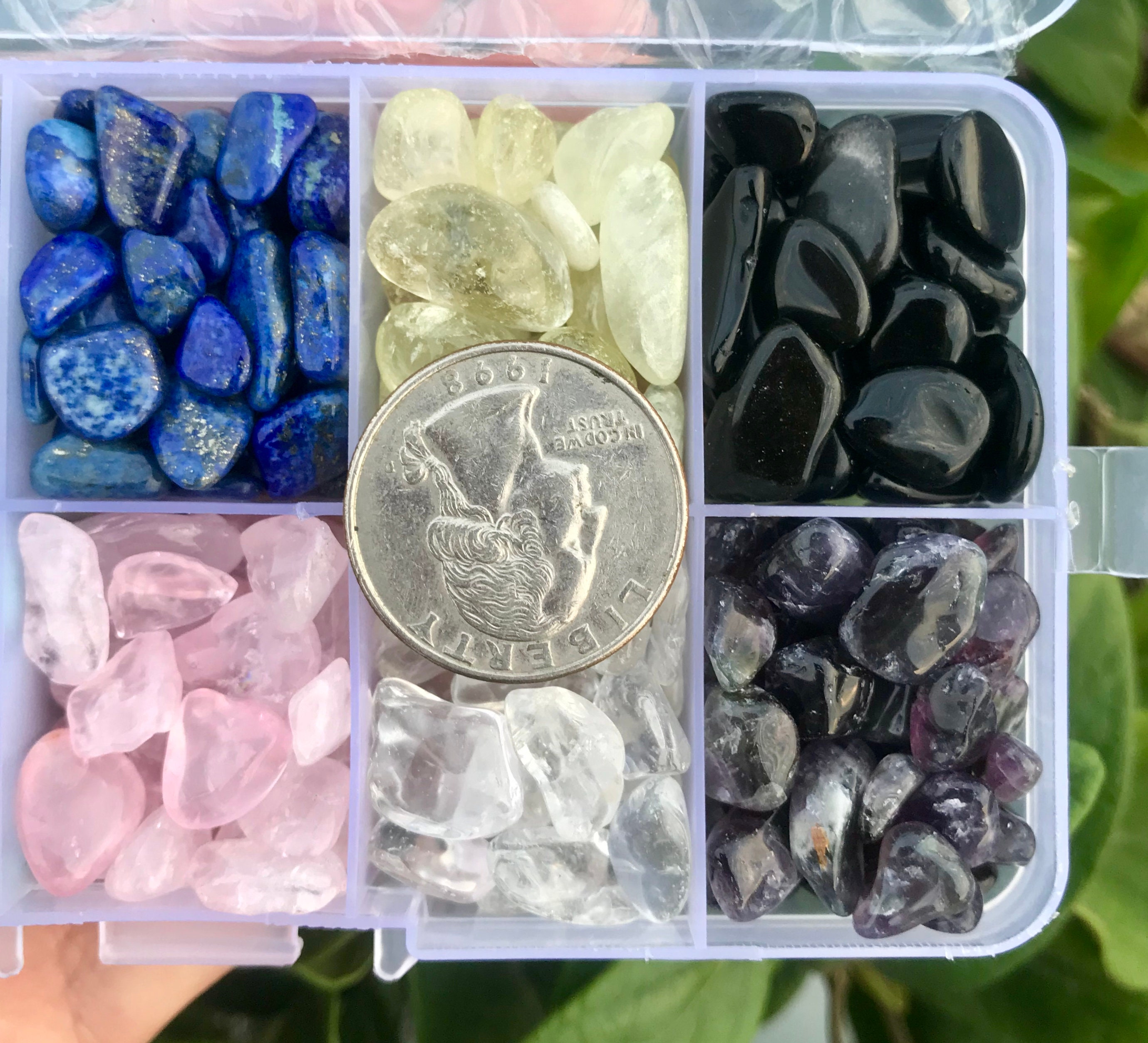 Mixed Small Tumbled Stones Kit10 Types Healing Crystal Sets - Etsy