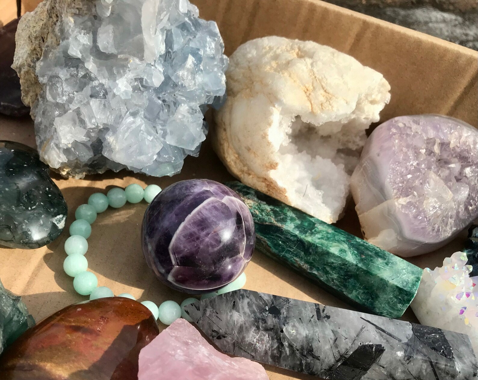 Mystery Crystal Box - Surprise Specimens Crystal Box, Tiktok Crystal ...