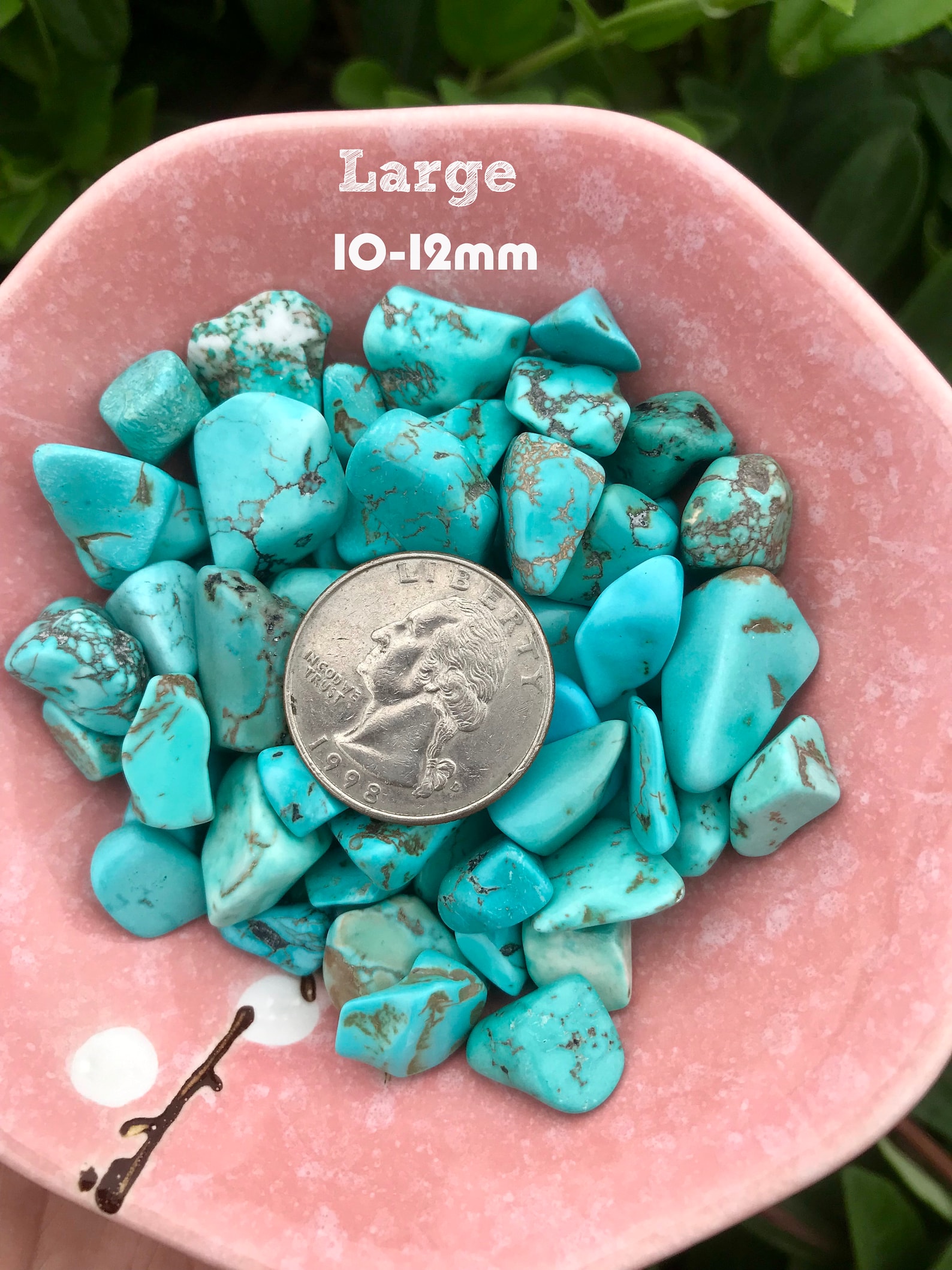 Polished Turquoise Gemstone Tumbled Stone mini Chips - Etsy
