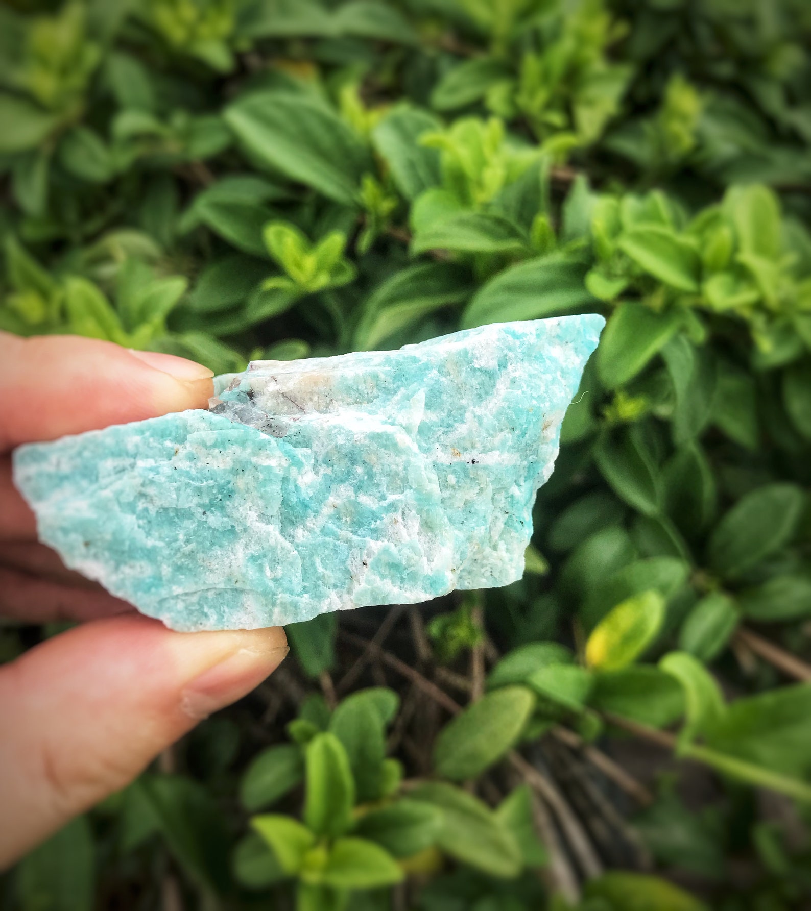 Raw Amazonite Stone Rough Light Blue Amazonite Crystal - Etsy