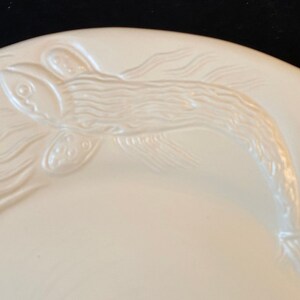 Vintage Gien Neptune Plate, Fish Border Faience Earthenware Stoneware ...