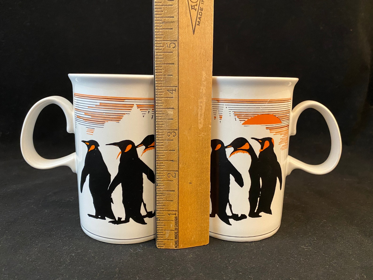 Vintage Penguin Mugs, Dunoon Ceramics, Penguins, World Wild Life, Carra ...