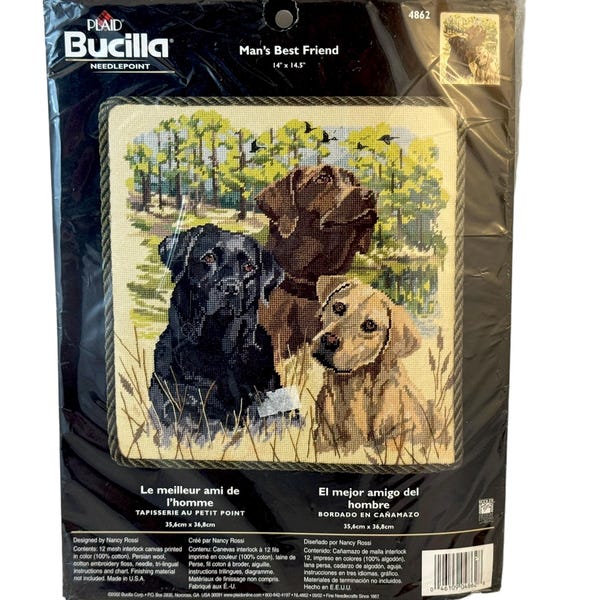 Labrador Needlepoint - Etsy