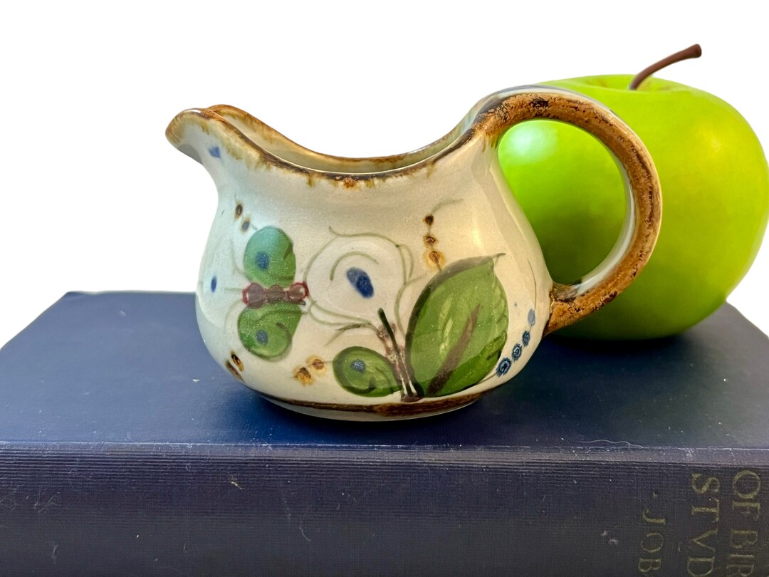 Ken Edwards Tonala Pottery Cream Pitcher, Signed Mexican Stoneware ...
