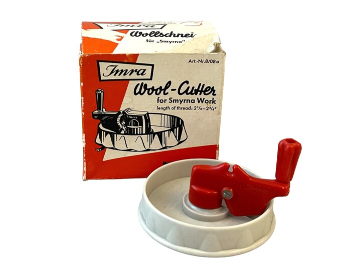 Vintage JMRA Wool Yarn Cutter for Smyrna Work, Latch Hook Crafting ...
