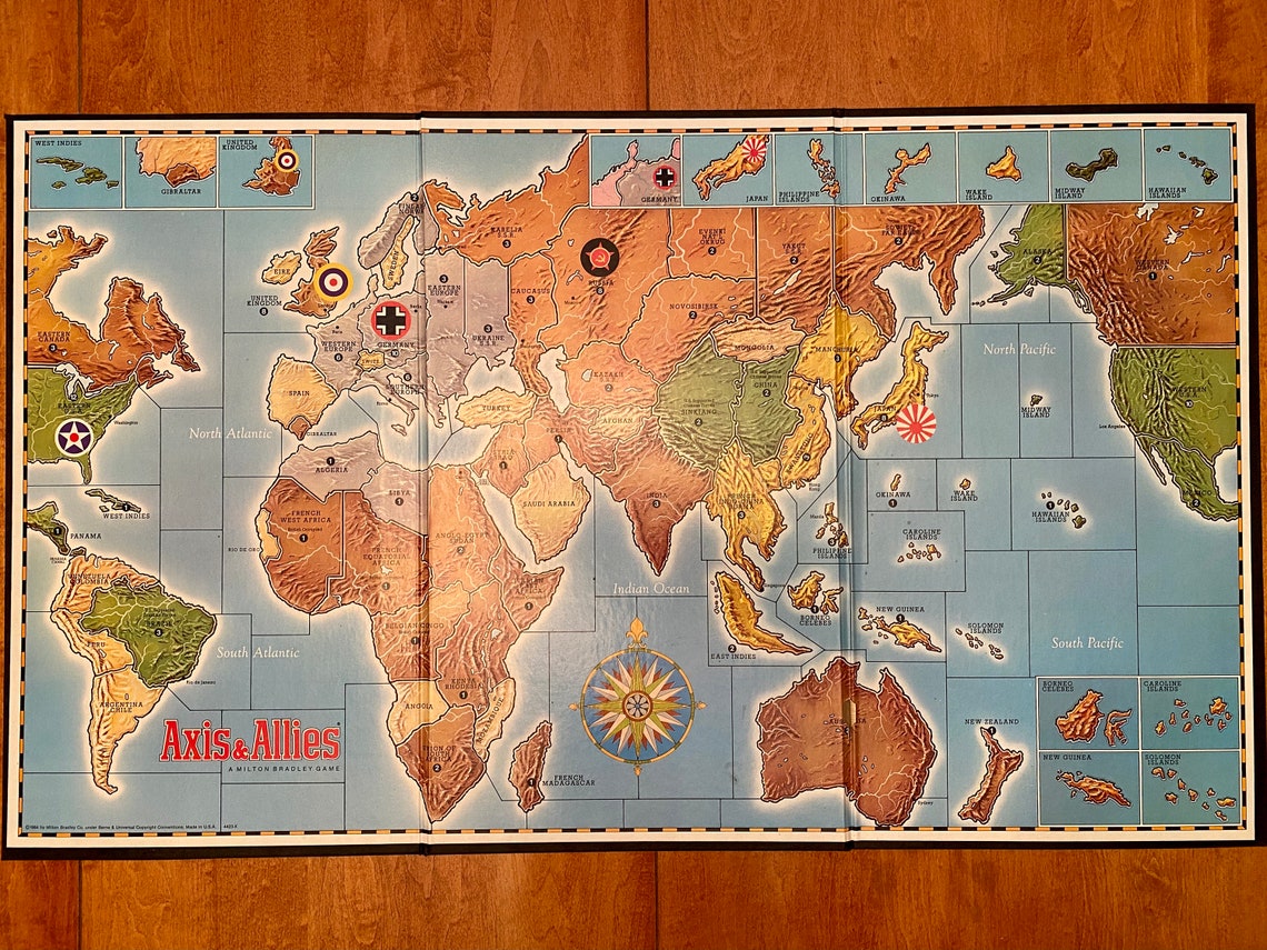 Vintage Axis and Allies Board Game World War II History | Etsy