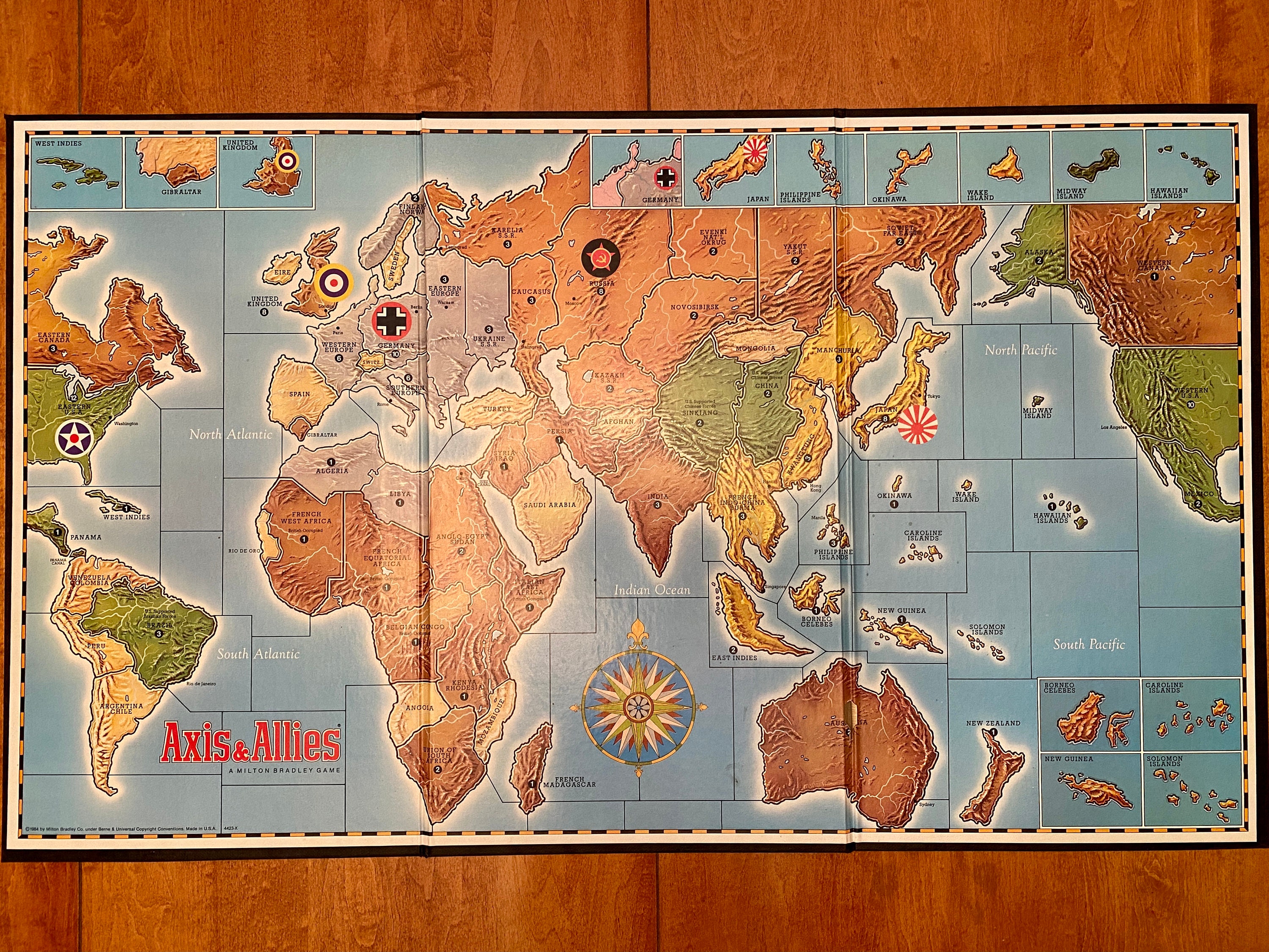 Vintage Axis and Allies Board Game World War II History | Etsy