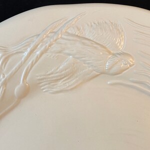 Vintage Gien Neptune Plate, Fish Border Faience Earthenware Stoneware ...