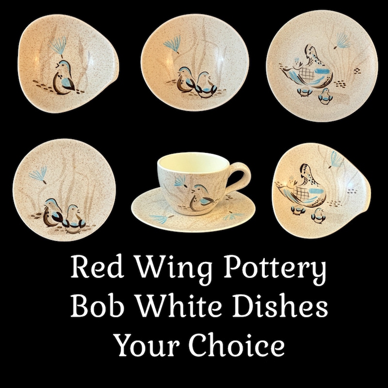 Vintage Red Wing Dishes - Etsy