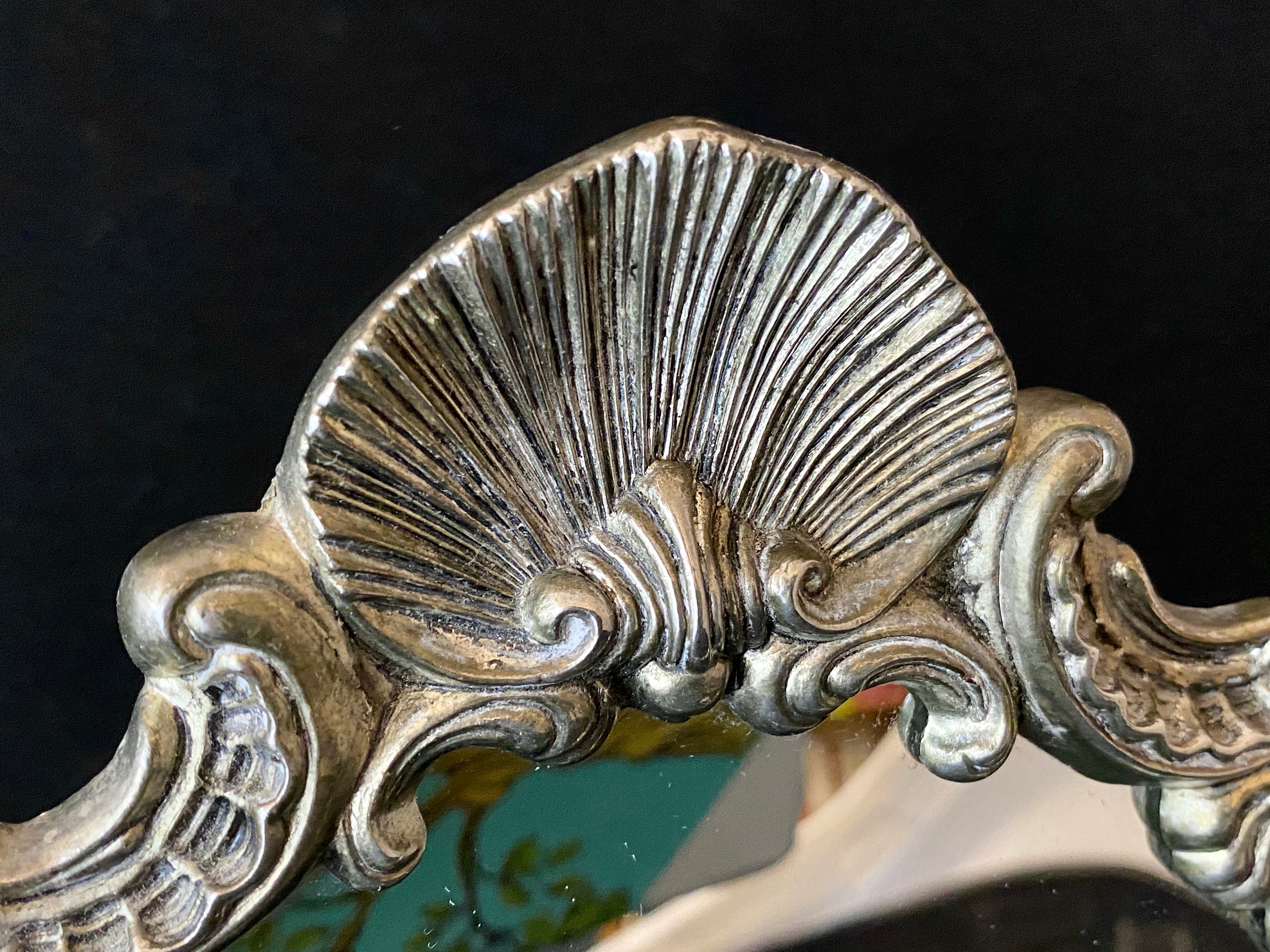 Vintage Stand Mirror Silver Plate Dresser Vanity Bathroom | Etsy