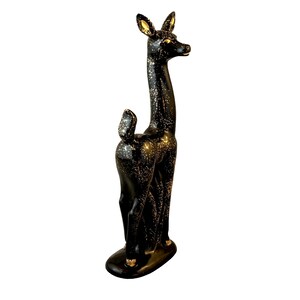 Vintage MCM Deer Figurine, Mid Century Stylized Ceramic Doe Statue ...