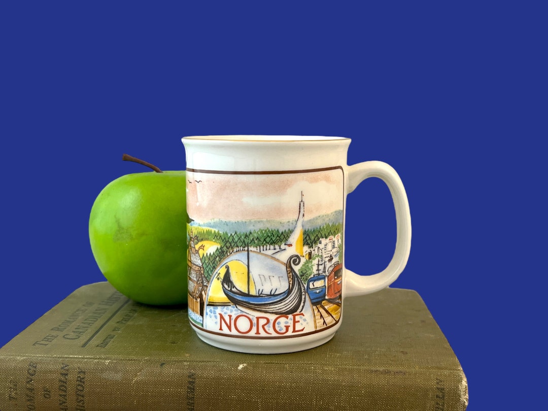 Vintage Figgjo Flint Norway Mug, NORGE Souvenir Ceramic Coffee Cup - Etsy