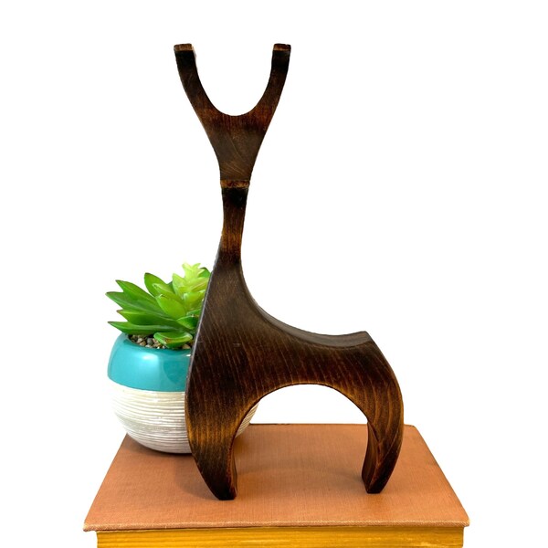Wood Deer - Etsy