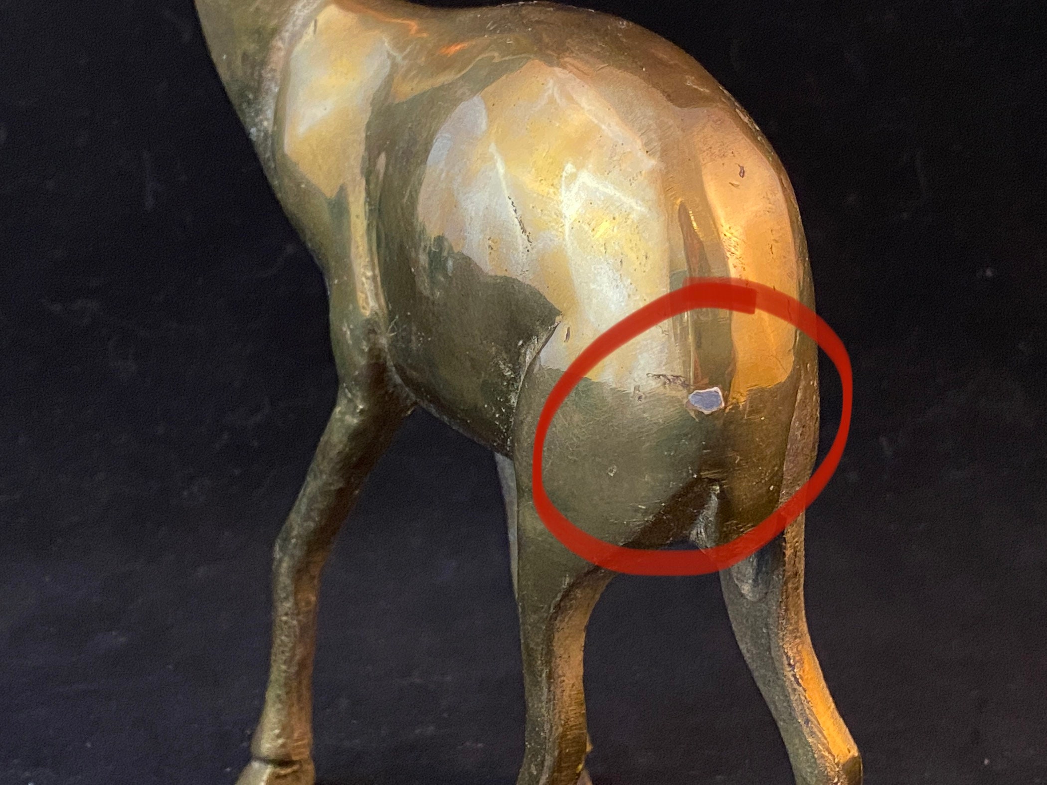 Vintage Brass Gazelle Statue Impala African Wildlife Safari | Etsy