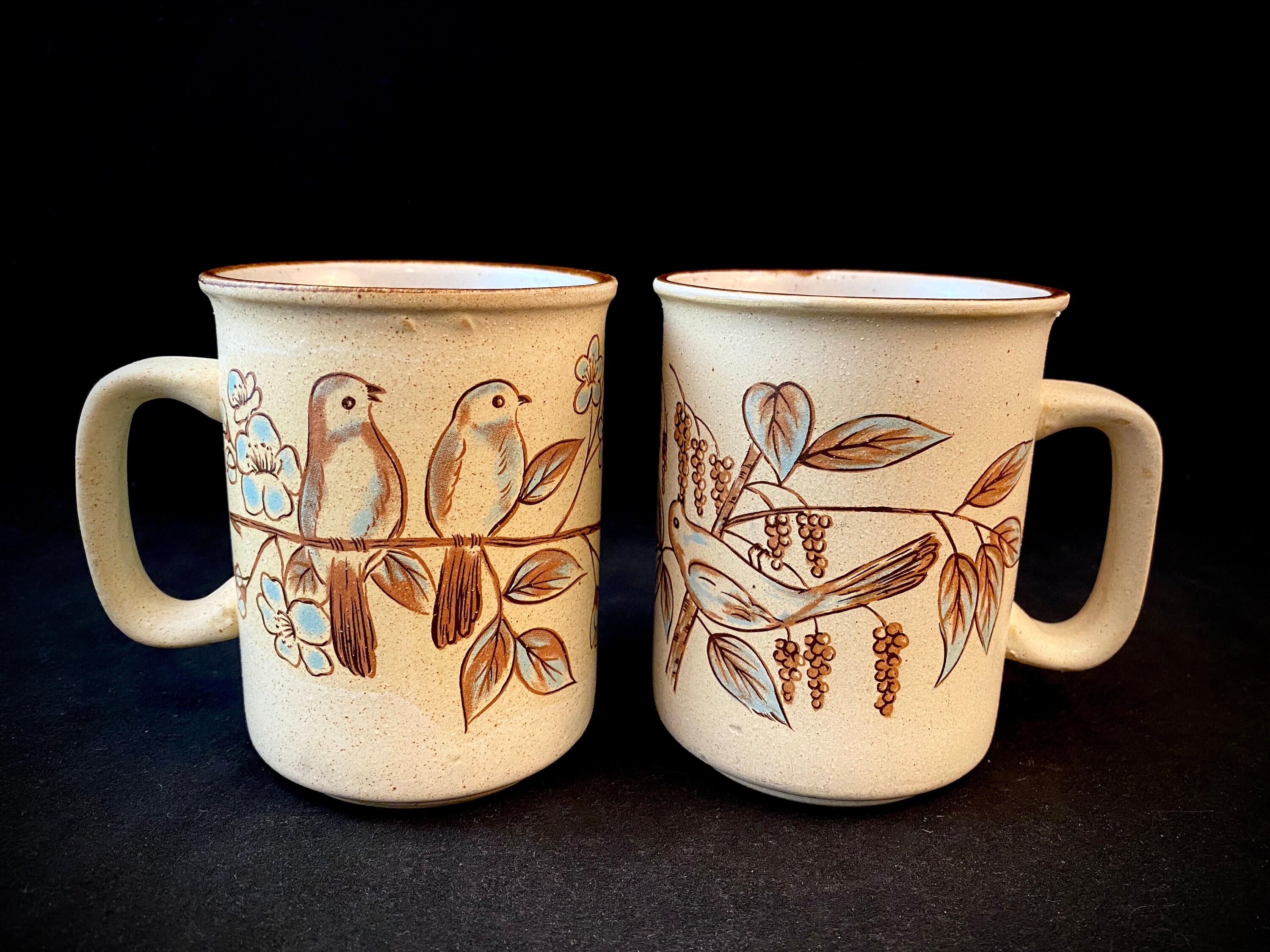 Drink & Barware Vintage Hall Mugs Mismatched Earth Tone Coffee Mugs ...