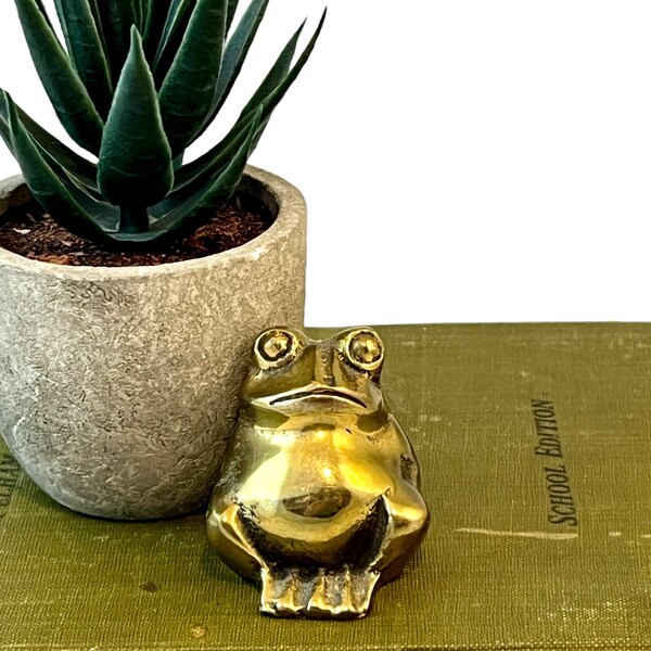 Brass Frog - Etsy