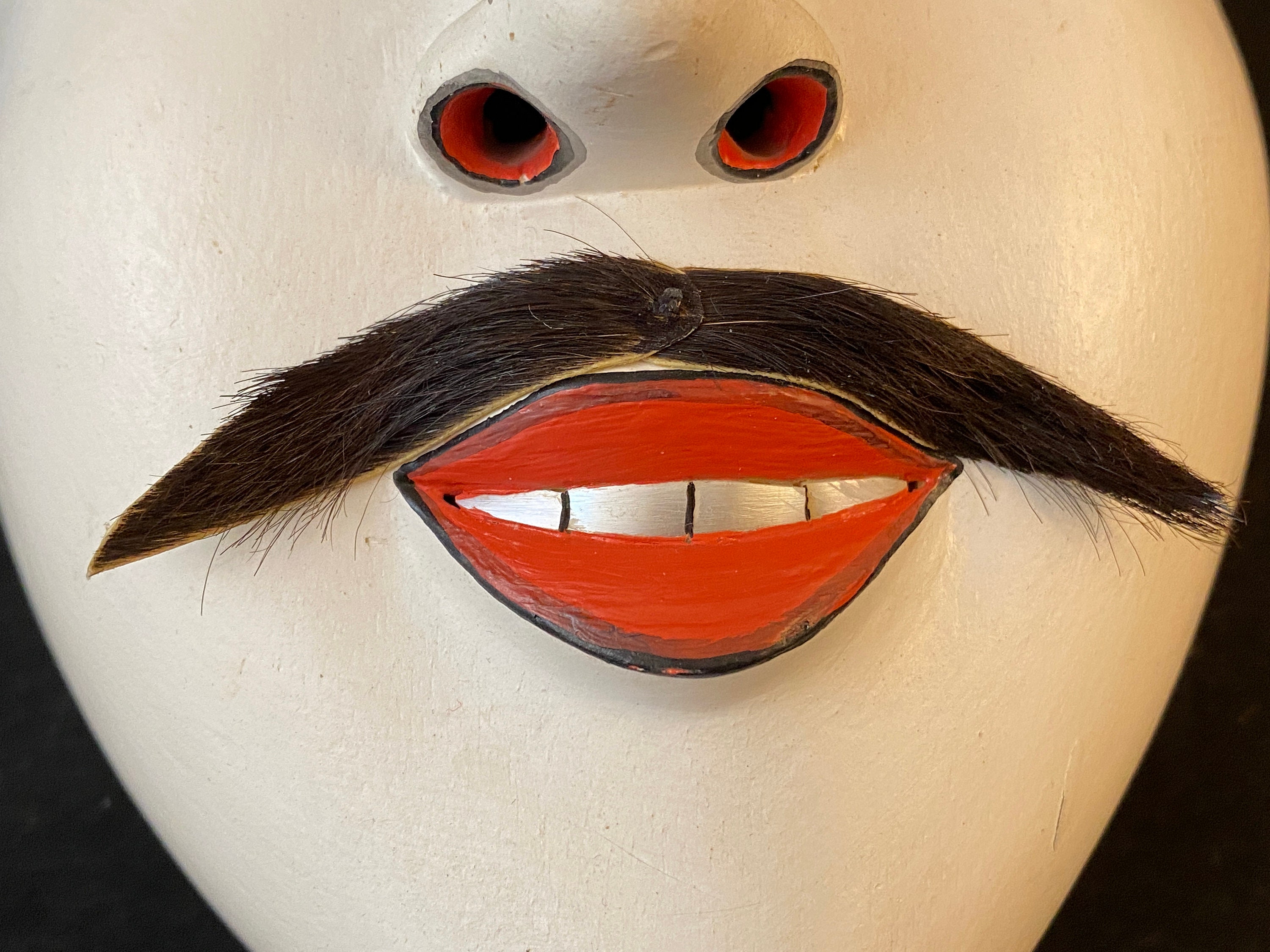 Vintage Balinese Topeng Mask Dalem King Hand Carved Wood | Etsy