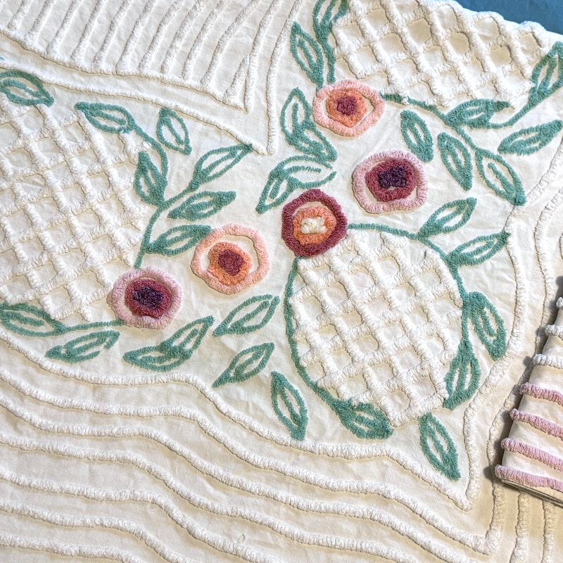 Chenille Bedspread - Etsy