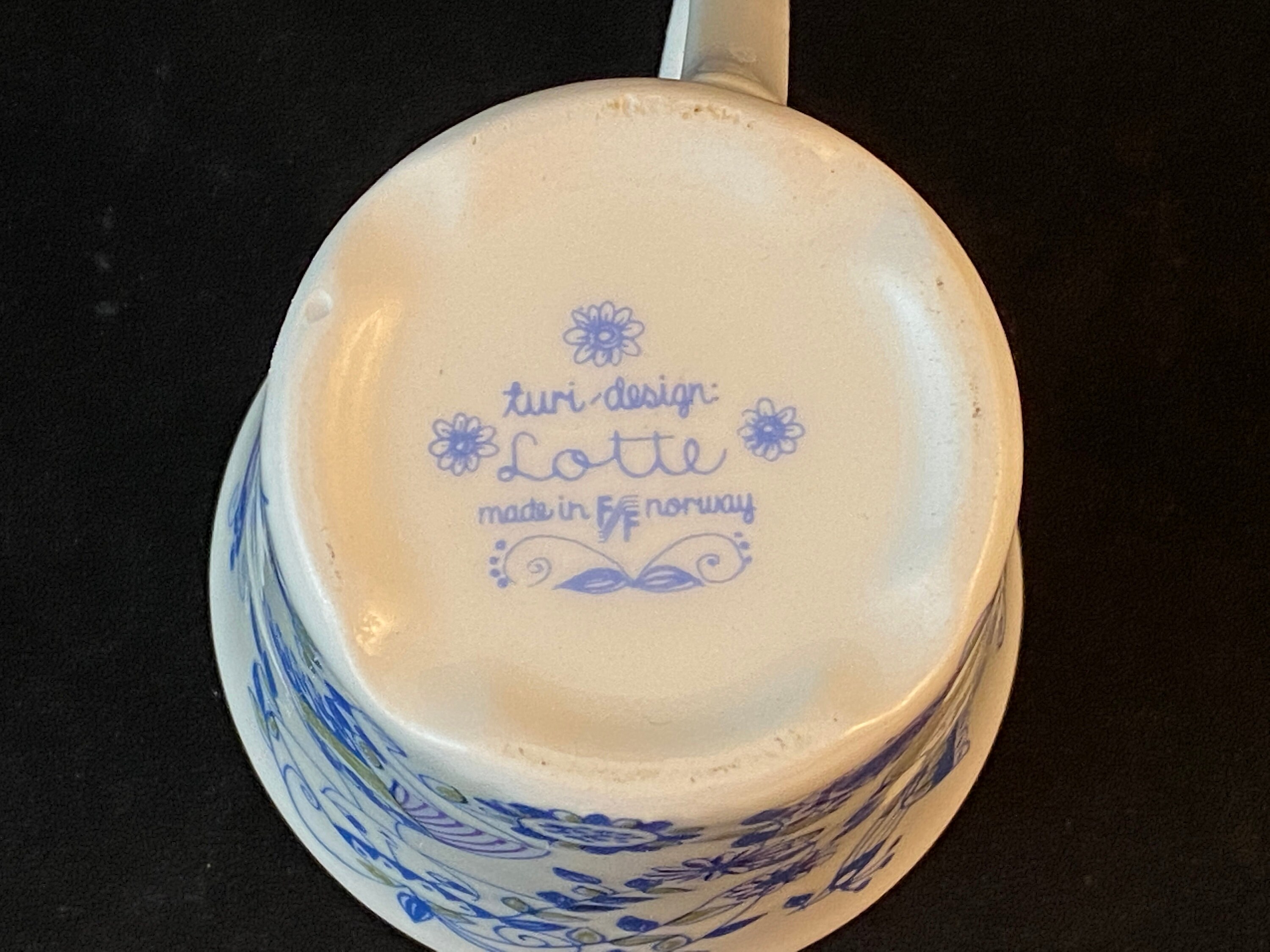 Vintage Figgjo Flint Turi Design Lotte Tea Cup and Saucer, Scandinavian ...