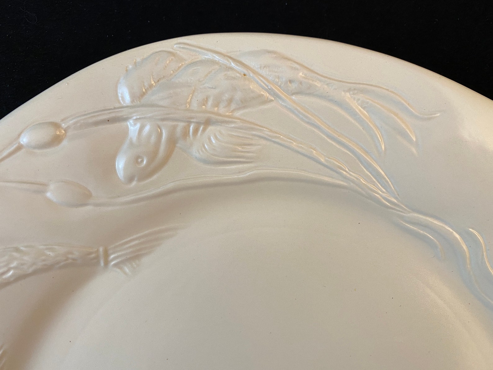 Vintage Gien Neptune Plate Fish Border Faience Earthenware | Etsy