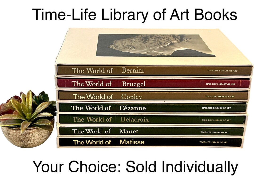 Vintage Time-life World of Art Books, 1970's Hardcover Color Artist ...