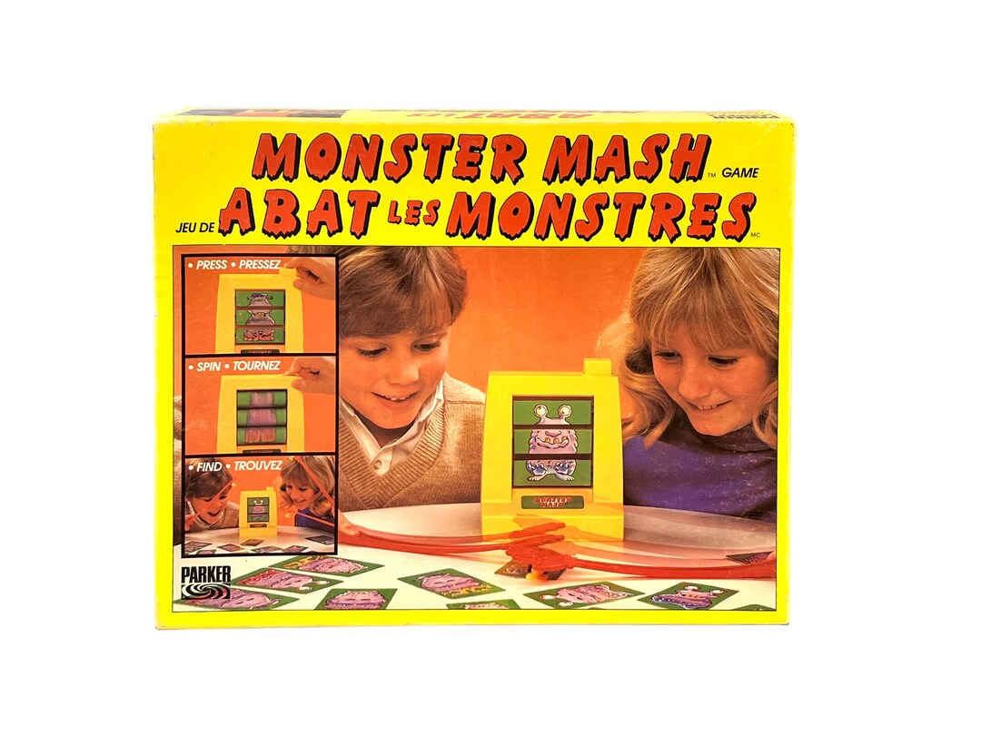 Vintage Monster Match Game, 1980's Parker Brothers - Etsy