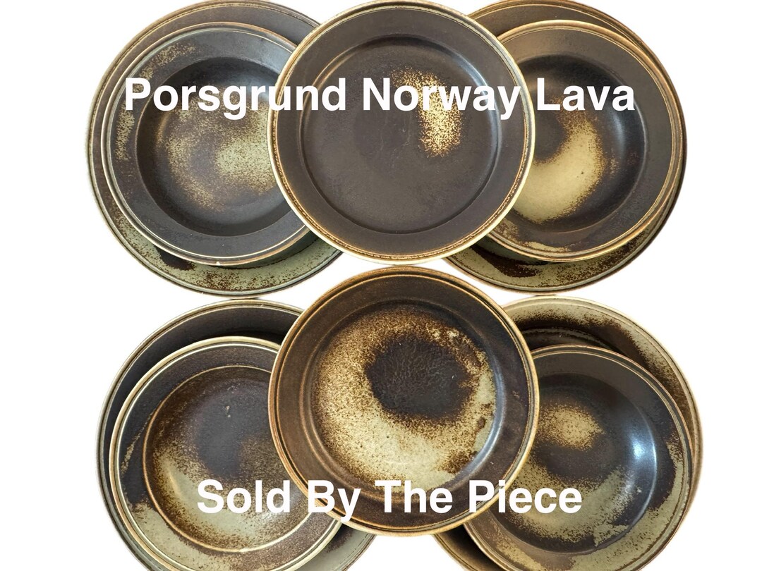 Vintage Porsgrund Norway Dishes, Earthy Stoneware, Your Choice: Bowls ...