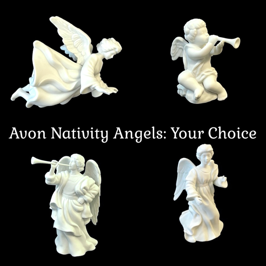 Vintage Avon Nativity Collectibles Angels: CHOOSE Flying, Standing ...